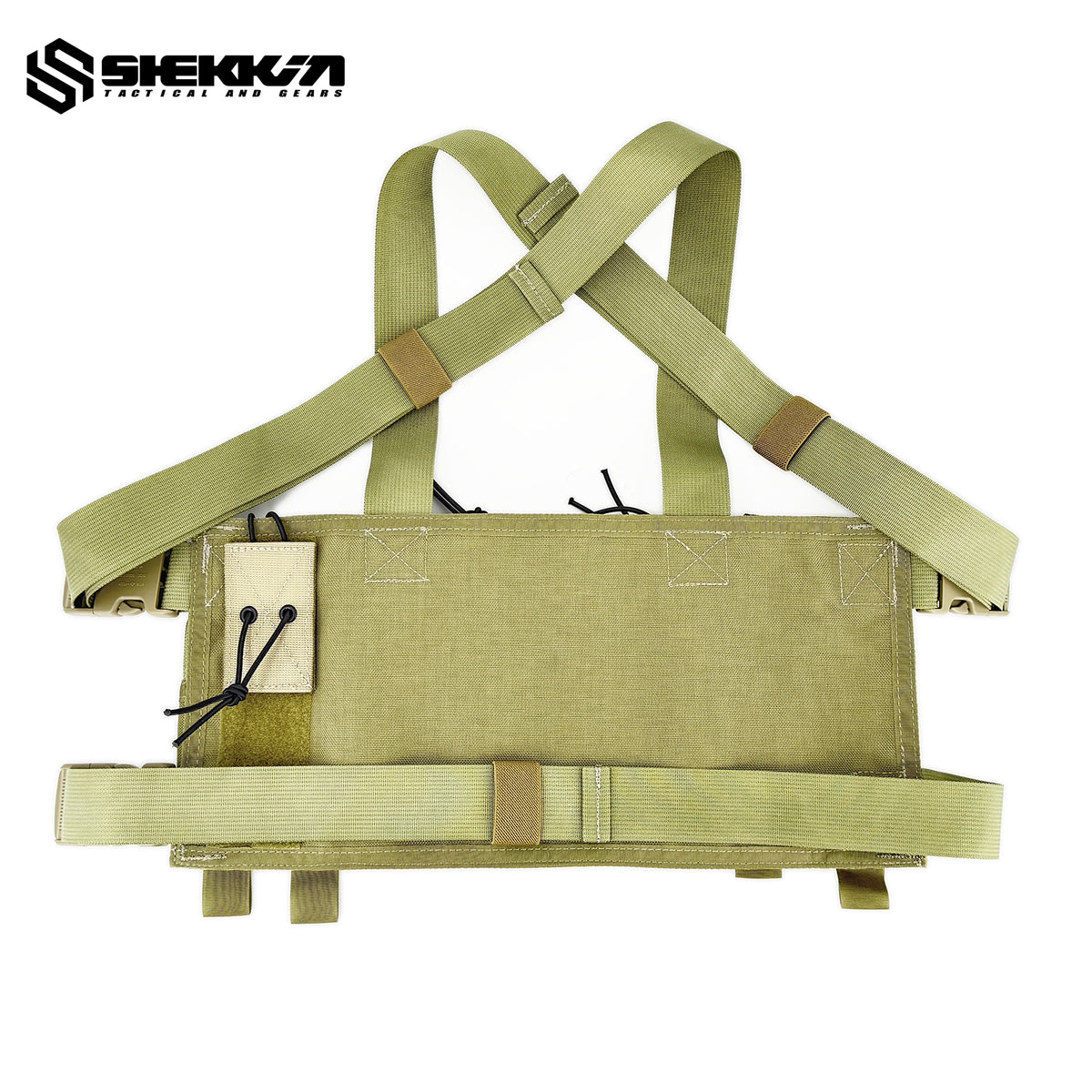 DBT style Lowvis chest rig in Kakhi