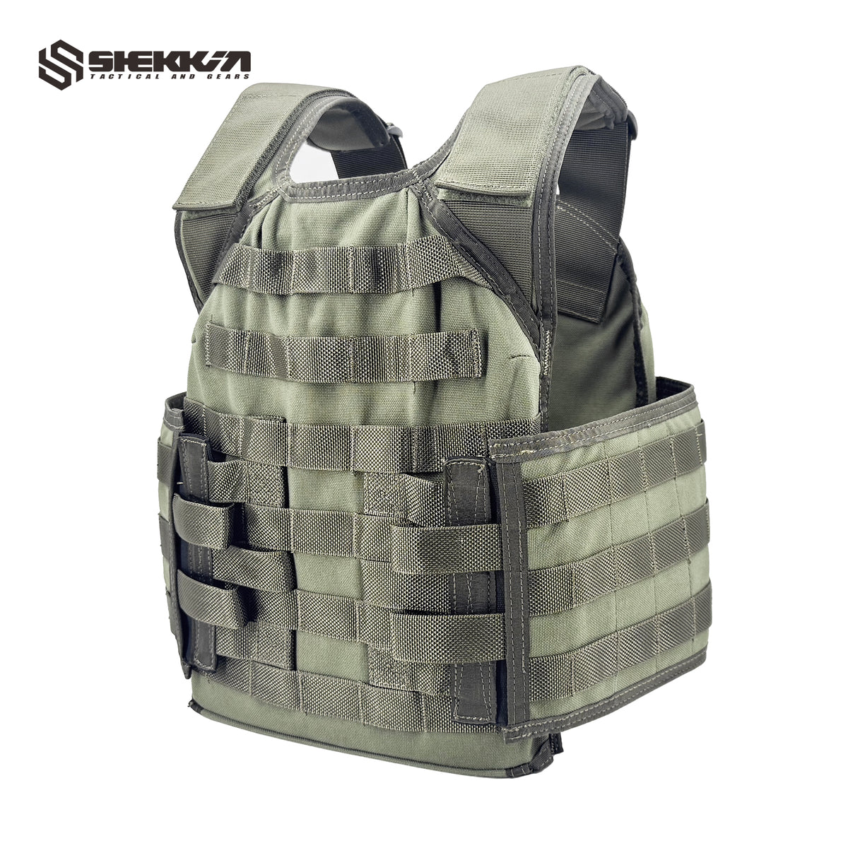 Delta force CAG tactical gear Paraclete HPC plate carrier smoke green