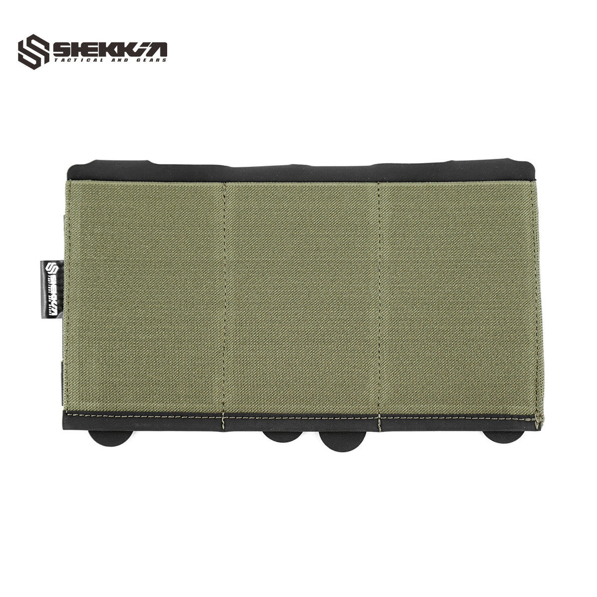 Shekkin gears special force tactical gear Elastic triple 556 mag pouch