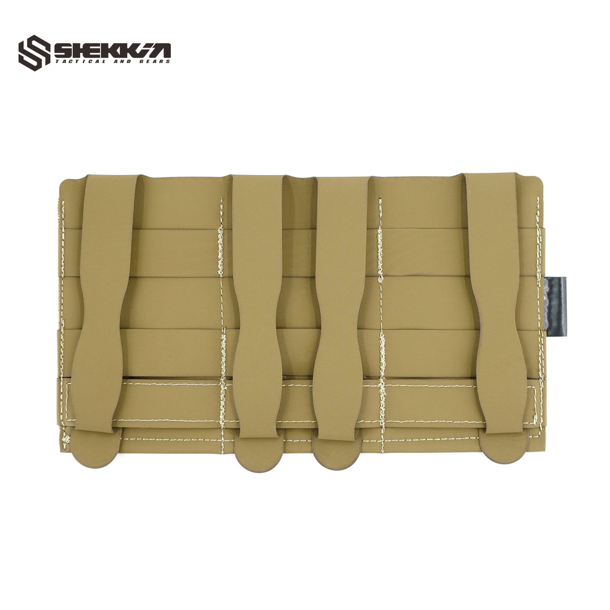 Shekkin gears special force tactical gear Elastic triple 556 mag pouch