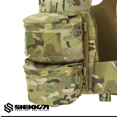 Special force tactical gears fcpc Back Panel MOLLE Zipper Kit