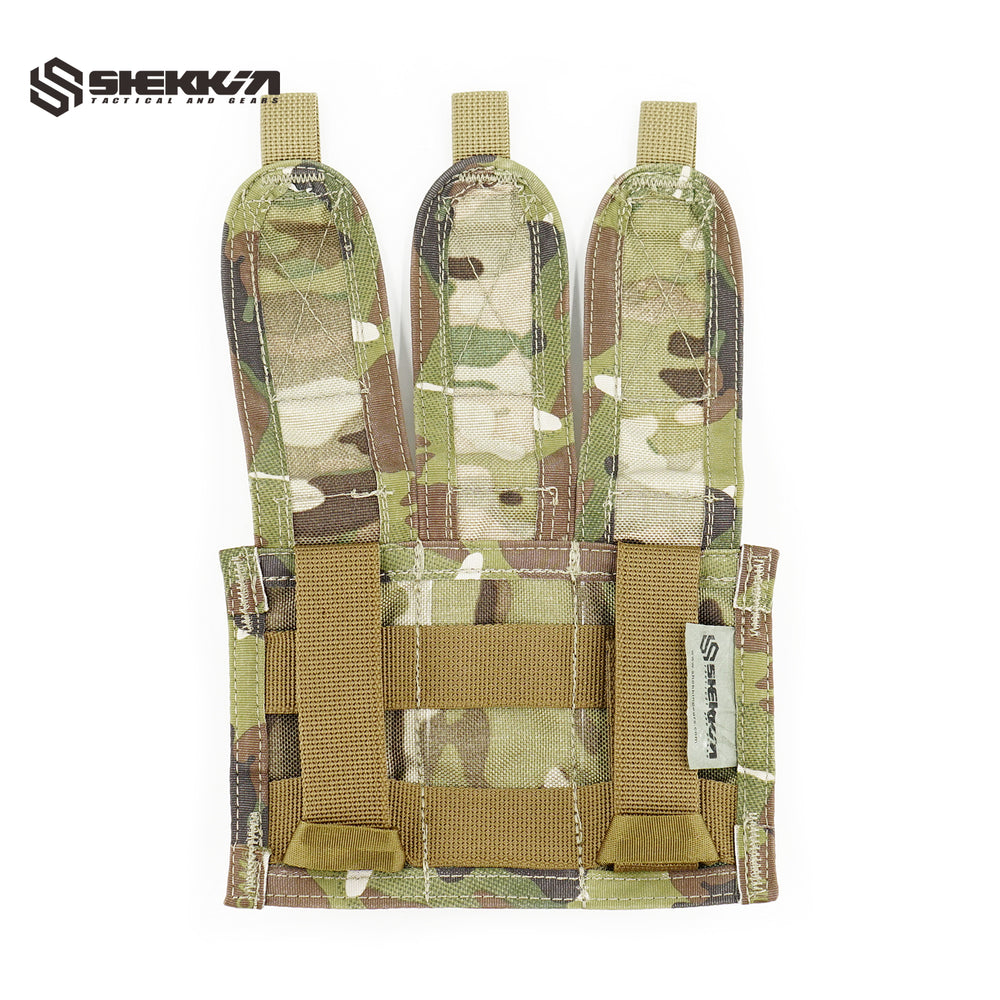 Multicam Paraclete style Triple Flashbang pouch