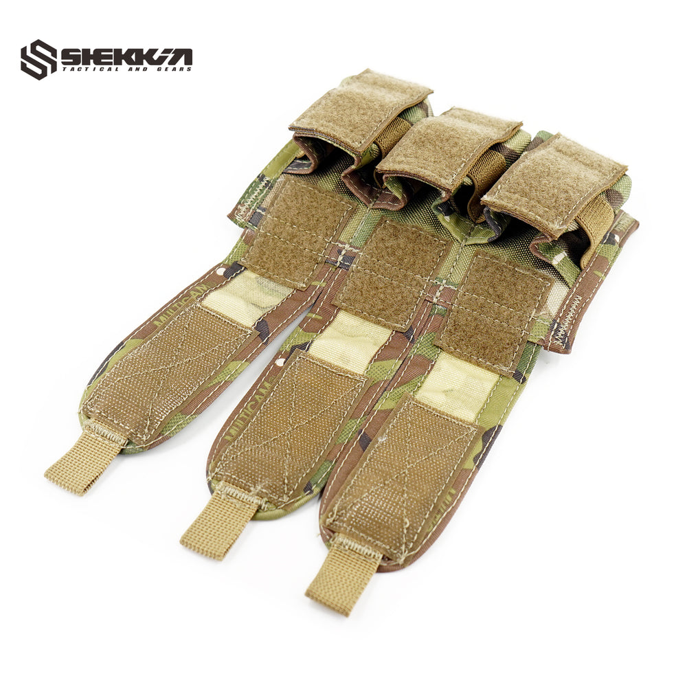 Multicam Paraclete style Triple Flashbang pouch