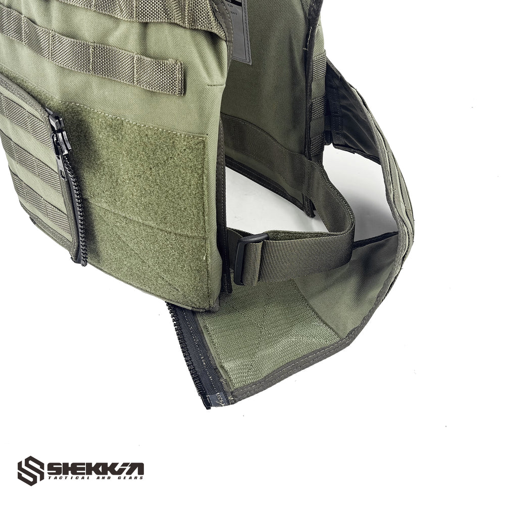 Delta force CAG tactical gear Paraclete HPC plate carrier smoke green