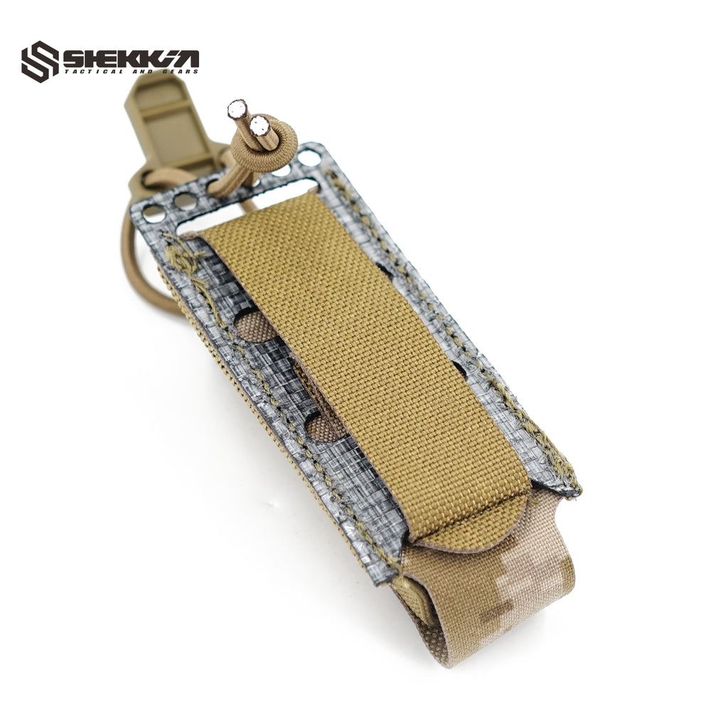 Shekkin gears tactical gears Single 9mm mag pouch with Tegris plate