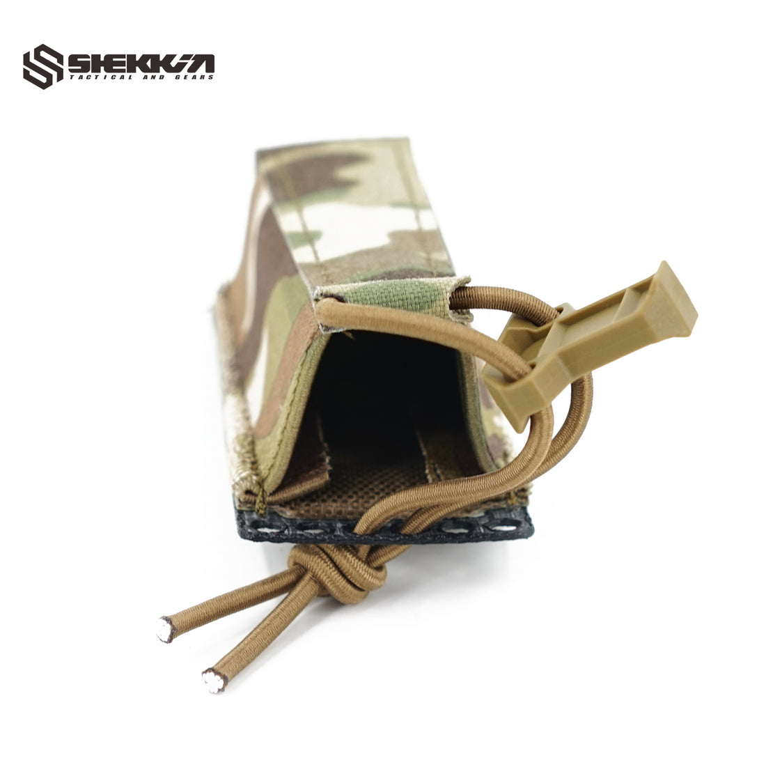 Shekkin gears tactical gears Single 9mm mag pouch with Tegris plate