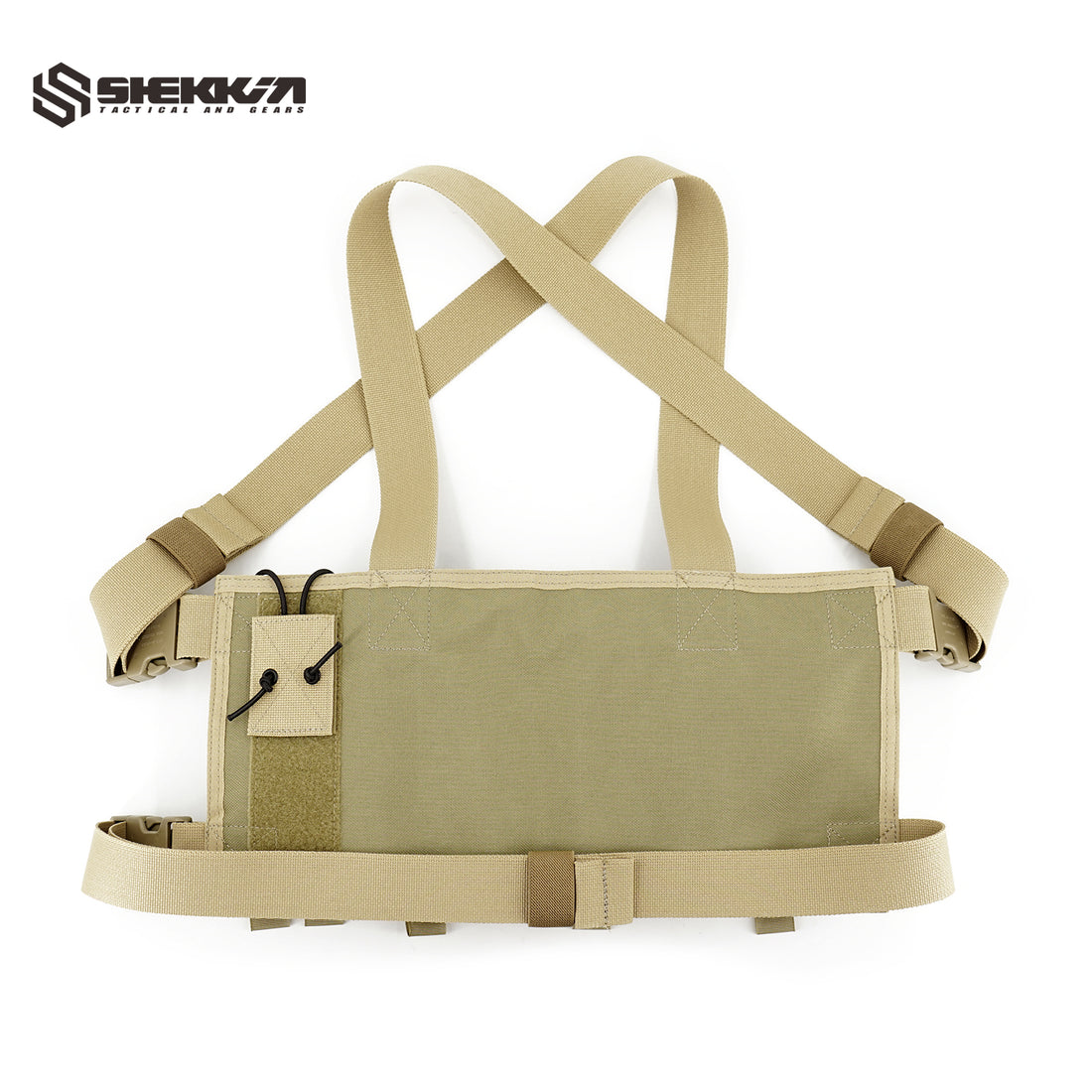 DBT style Lowvis chest rig in Kakhi