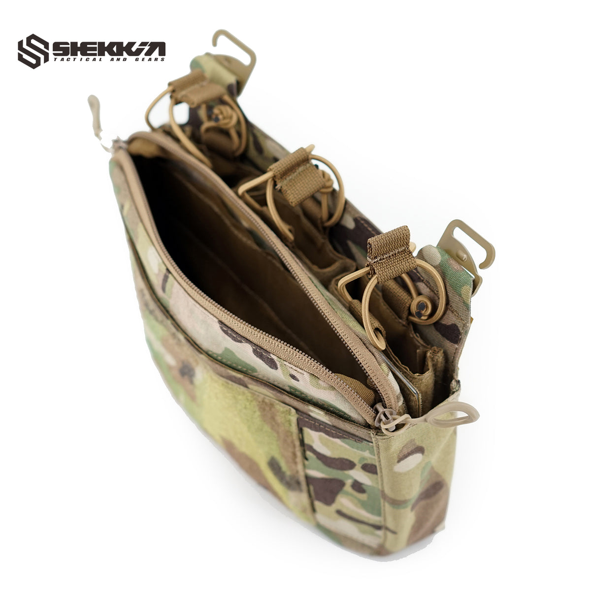 Special forces tactical gears kangaroo insert Triple mag pouch