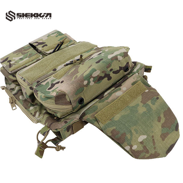 Delta Force CAG tactical gears Multicam pouch zip on panel 2.0