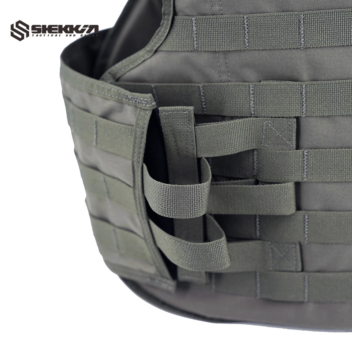 Delta force CAG paraclete molle CVC plate carrier Pre MSA smoke green