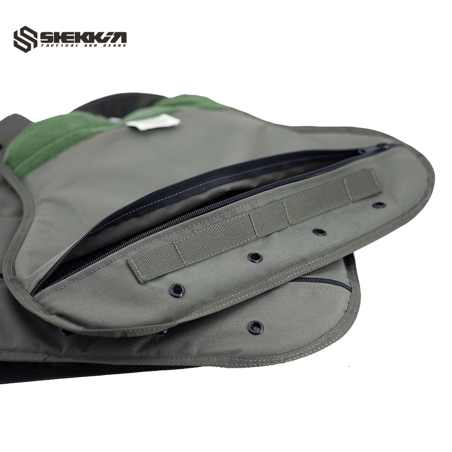 Delta force CAG paraclete molle CVC plate carrier Pre MSA smoke green