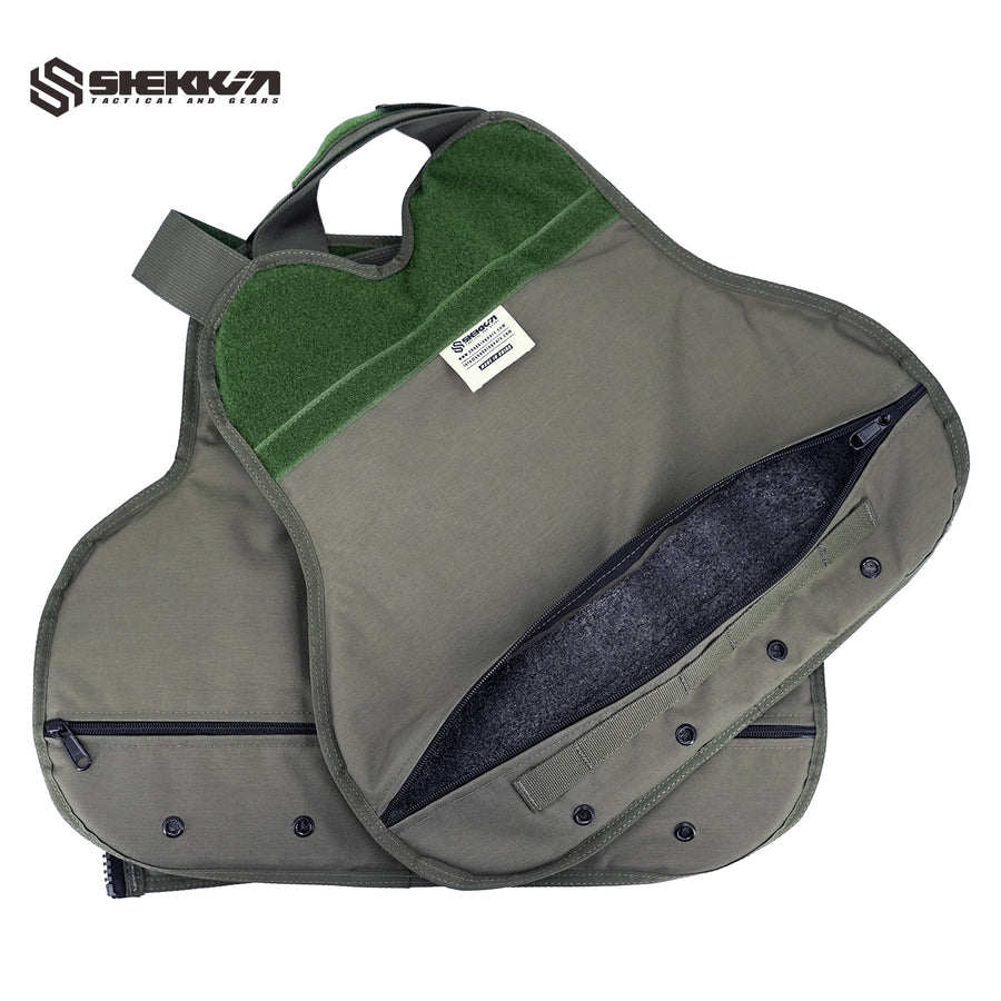 Delta force CAG paraclete molle CVC plate carrier Pre MSA smoke green